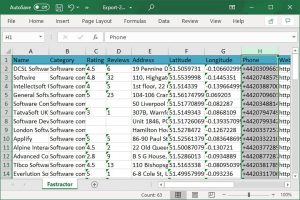 Google data extractor - tpatila